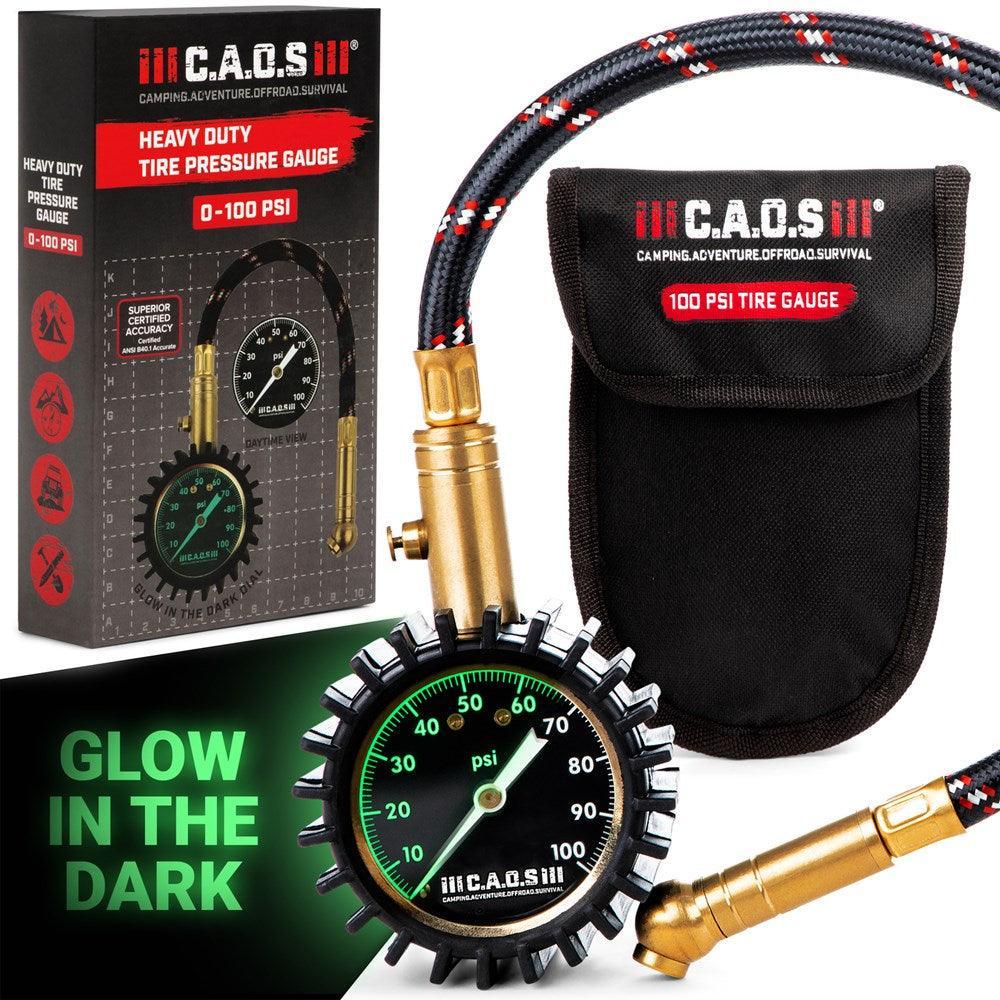CAOS 100psi Tyre Pressure Gauge CAOS Gear